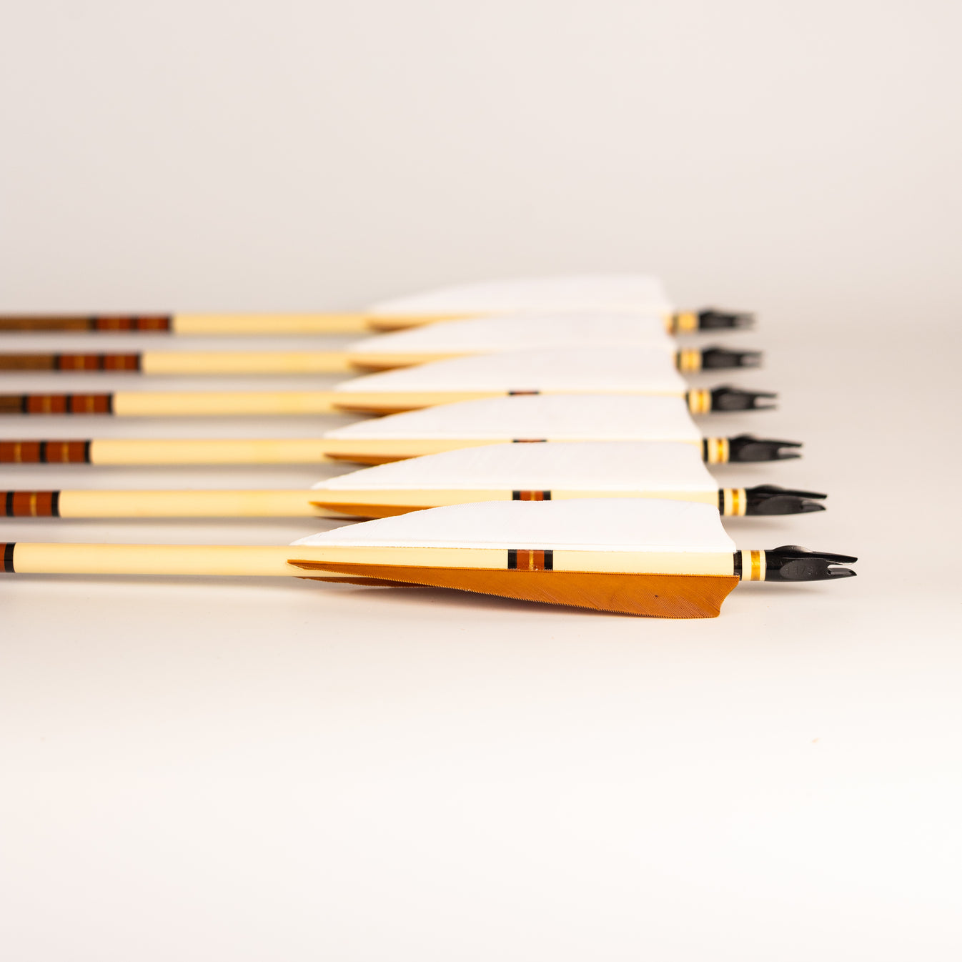 Wood Arrows Made in the USA - 6 Pack – Shatterproof Archery