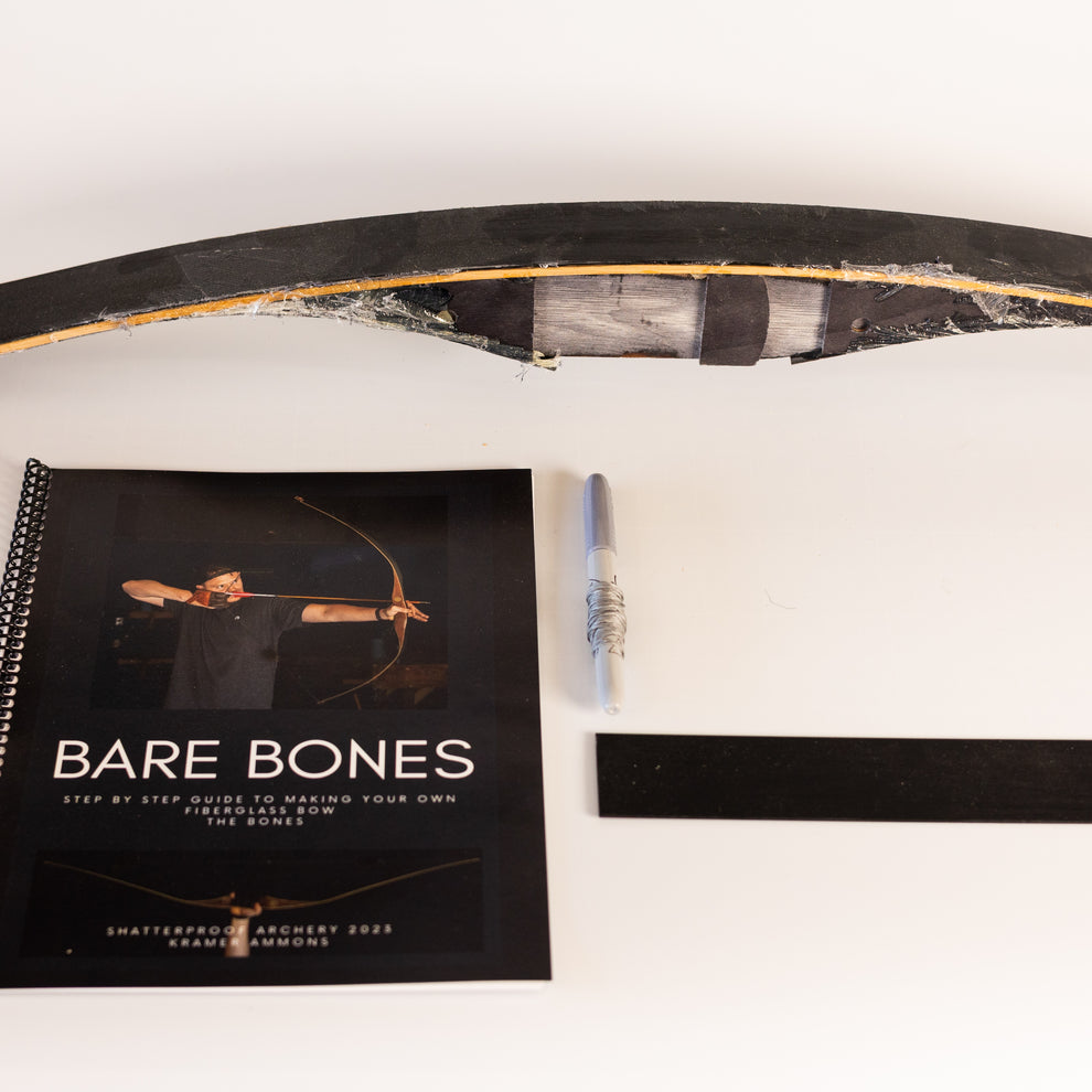 The Bare BONES - Fiberglass Bow Kit - 4 Week lead time – Shatterproof ...