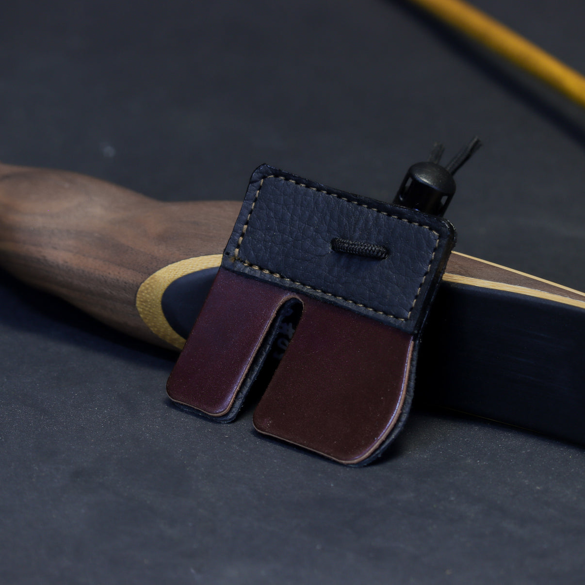 Split Finger Archery Tab (Shell Cordovan) – Shatterproof Archery