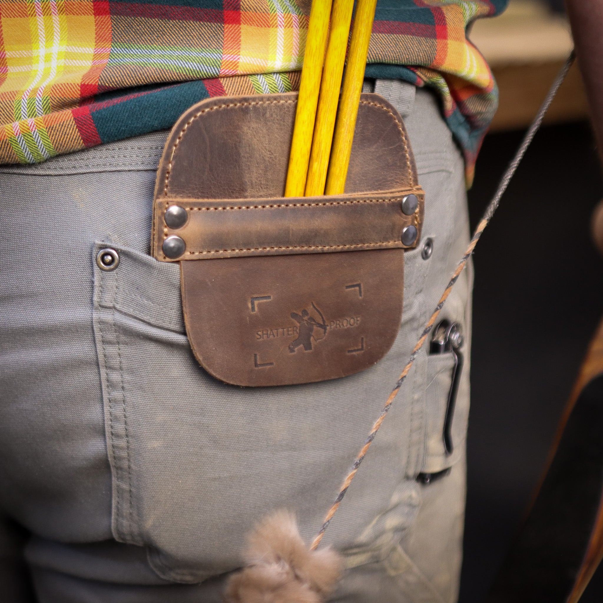 Leather Pocket Quiver Archery – Shatterproof Archery